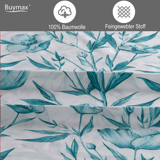 Buymax Renforcé Bettwäsche 100% Baumwolle – Girasol Design & 80x80 cm